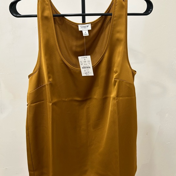 J. Crew | Tops | J Crew Womens Golden Tank Top | Poshmark